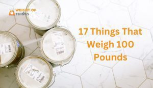 17 Things That Weigh 100 Pounds With Images - Weight of Things